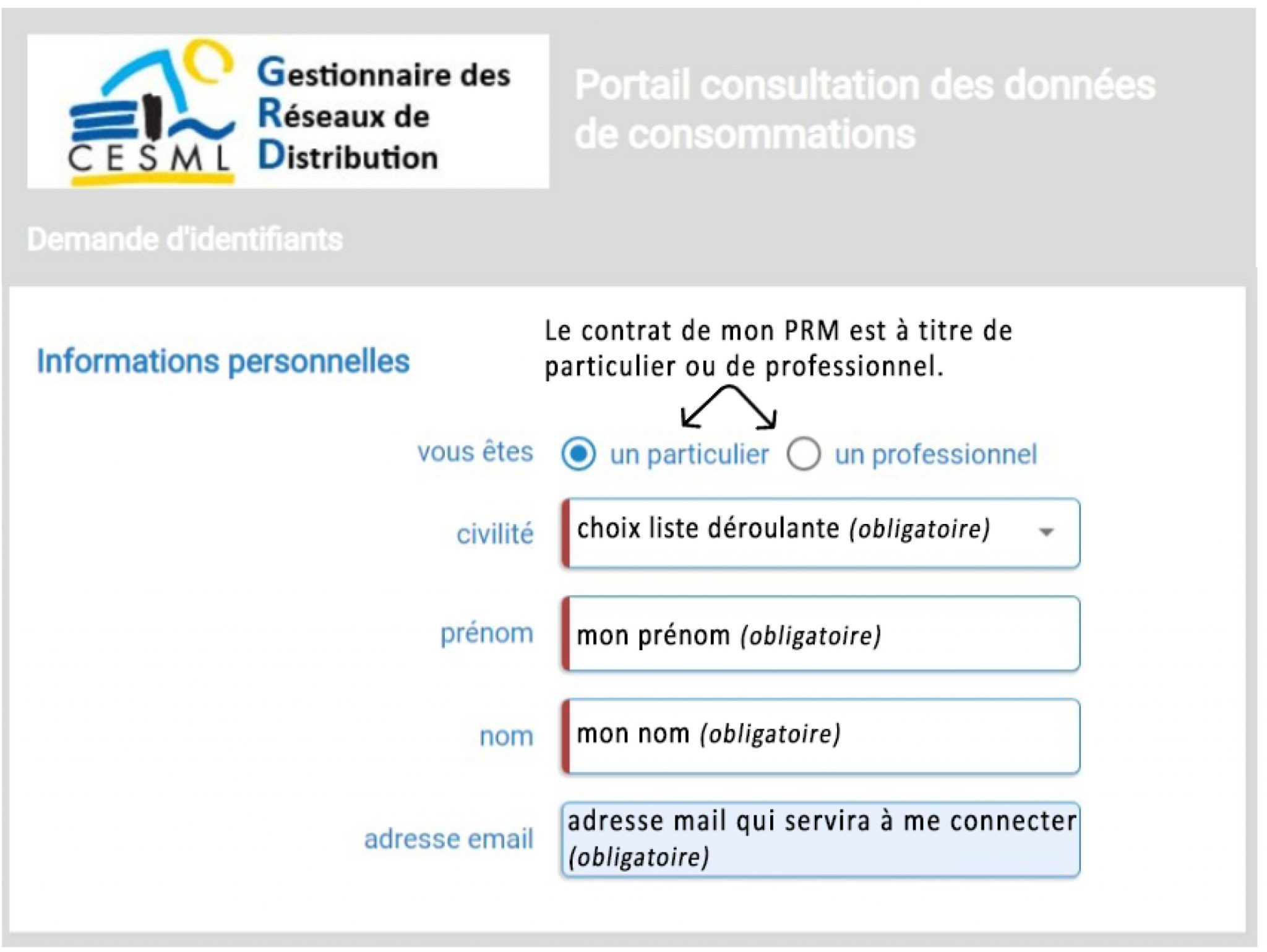 J'accède aux données du compteur Linky - CESML